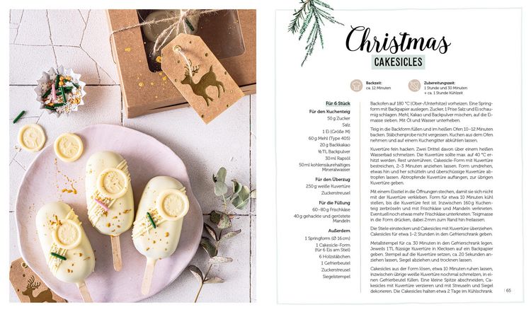 Das Weihnachtsbackbuch von Emma Friedrichs - Gebundene Ausgabe | Thalia