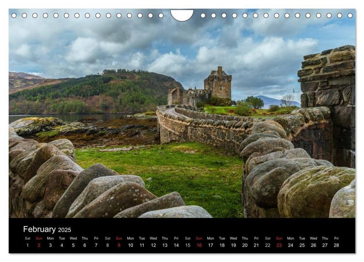 "Scotland Alba (Wall Calendar 2025 DIN A4 landscape), CALVENDO 12 Month ...