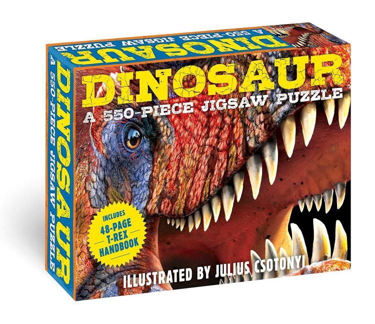 Dinosaurs: 550-Piece Jigsaw Puzzle and Book kaufen - Spielwaren | Thalia