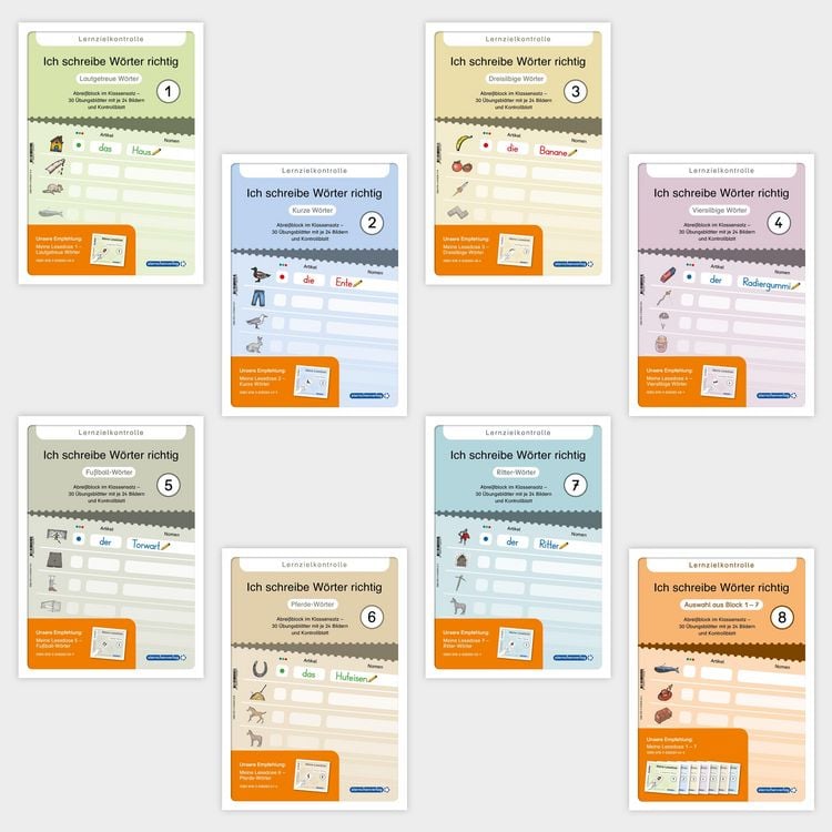 Ich schreibe Wörter richtig - Abreißblock 5 online bestellen