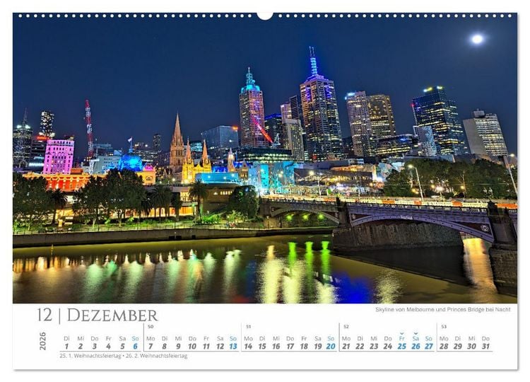 "Australien - Highlights Ostküste (hochwertiger Premium Wandkalender 2026 DIN A2 quer ...