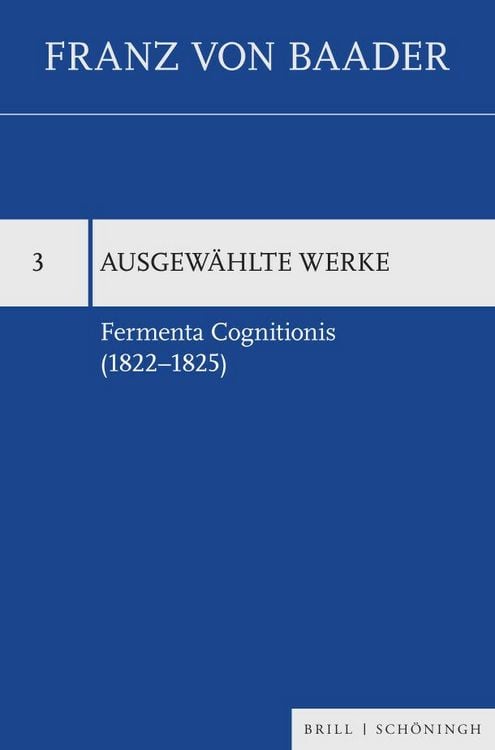 "Fermenta Cognitionis (1822–1825)" online kaufen