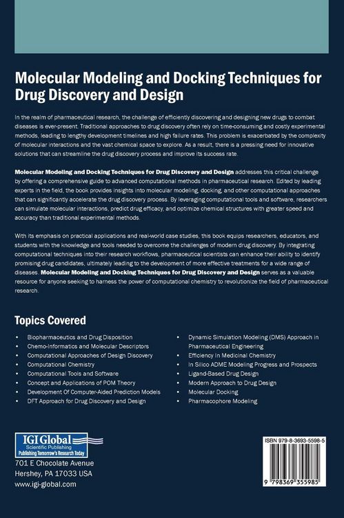 "Molecular Modeling and Docking Techniques for Drug Discovery and ...