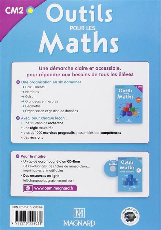 "Outils pour les maths cm2 eleve" auf Französisch kaufen