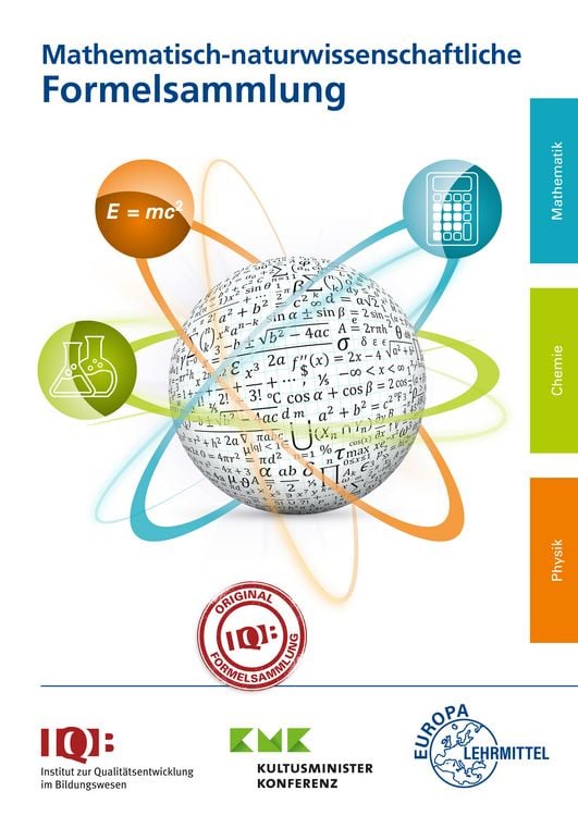 Mathematisch-naturwissenschaftliche Formelsammlung online bestellen