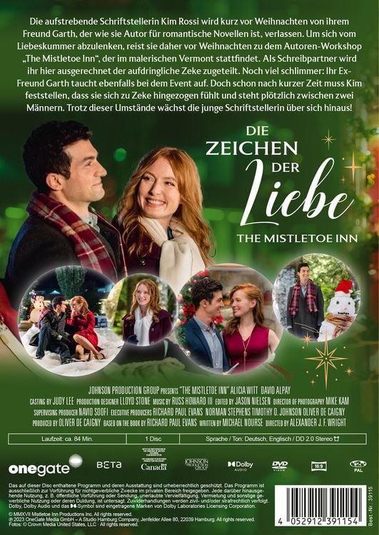 Die Zeichen der Liebe - The Mistletoe Inn als DVD kaufen