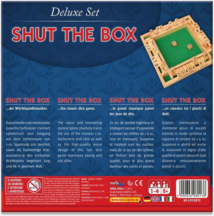 Deluxe Shut the box kaufen - Spielwaren | Thalia