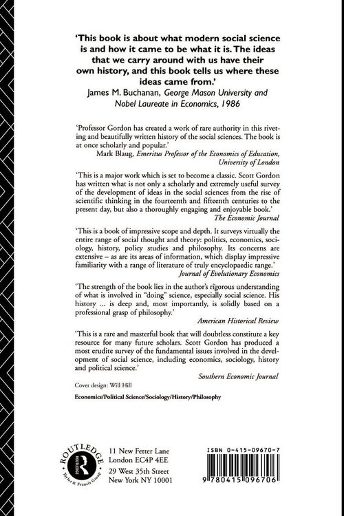 "The History and Philosophy of Social Science" auf Englisch kaufen