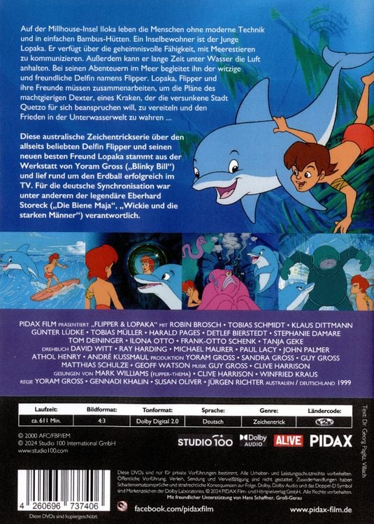 Flipper & Lopaka, Staffel 1 / Die ersten 26 Folgen der ...