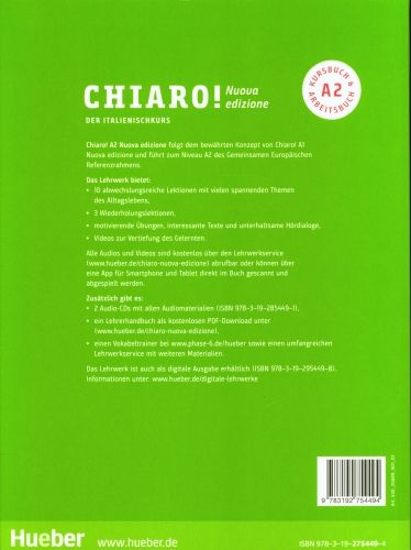 Chiaro! A2 - Nuova edizione. Der Italienischkurs - Kurs- und ...