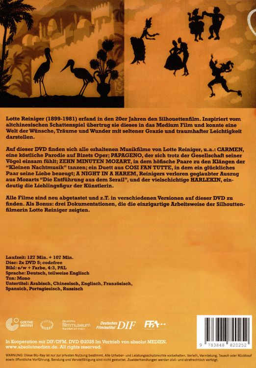 Lotte Reinigers Musik & Zaubereien (Neuauflage) [2 DVDs] als DVD kaufen