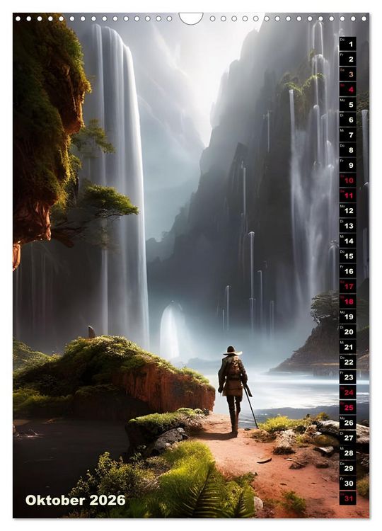 "Fantastische Wanderungen (Wandkalender 2026 DIN A3 hoch), CALVENDO ...