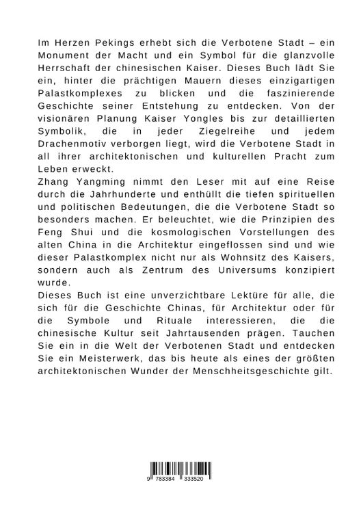 "Die verbotene Stadt" von Yangming Zhang bei bücher.de bestellen
