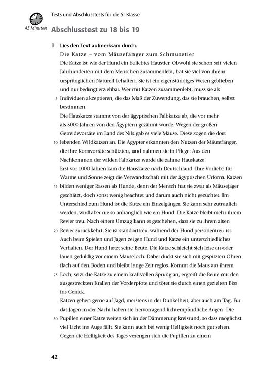 Fit in Test und Klassenarbeit – Deutsch 5./6. Klasse Gymnasium online ...