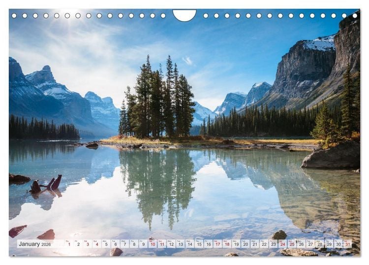 "Canada - Landscapes from Banff and Jasper National parks (Wall ...