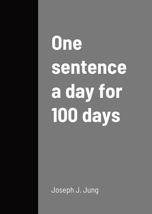 One sentence a day for 100 days online bestellen