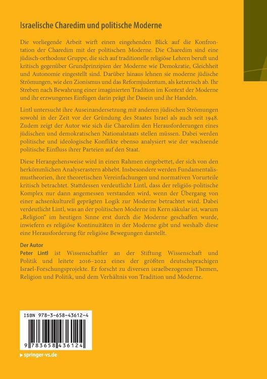 "Israelische Charedim und politische Moderne" online kaufen