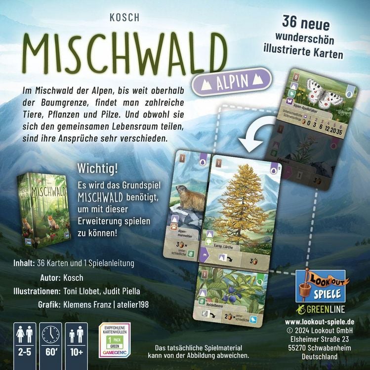 Lookout Spiele - Mischwald - Alpin kaufen - Spielwaren | Thalia