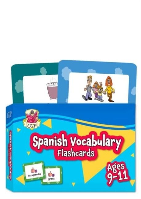 Spanish Vocabulary Flashcards for Ages 9-11 (with Free Online Audio ...