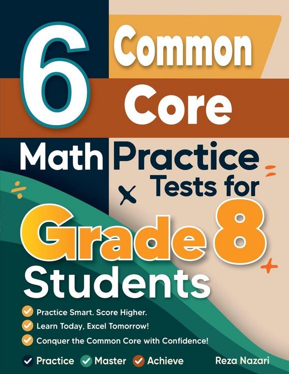 "6 Common Core Grade 8 Math Practice Tests for Grade 8 Students" auf ...