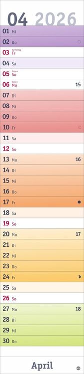 Bunte Wochen Langplaner 2026 - Kalender bei bücher.de bestellen