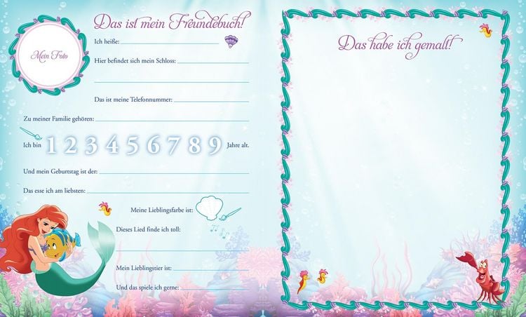 "Disney Prinzessin: Arielle die Meerjungfrau: Meine ersten Freunde ...