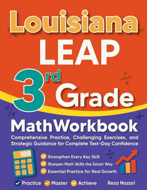 "Louisiana LEAP 3rd Grade Math Workbook" auf Englisch kaufen