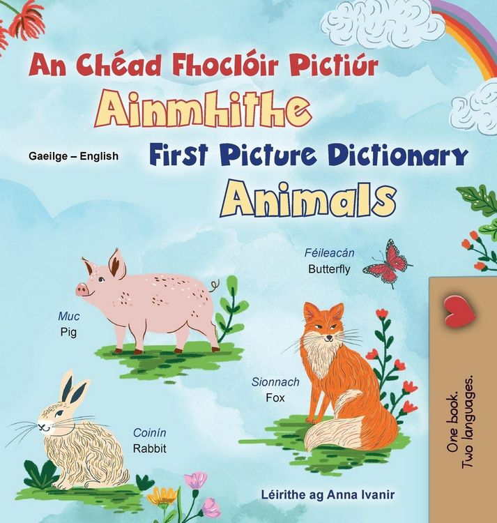 "First Picture Dictionary - Animals (Irish English Bilingual Children's ...