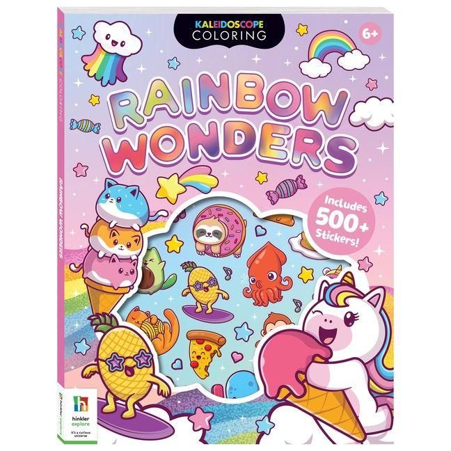 "Kaleidoscope - Sticker Coloring - Rainbow Wonders" auf Englisch kaufen