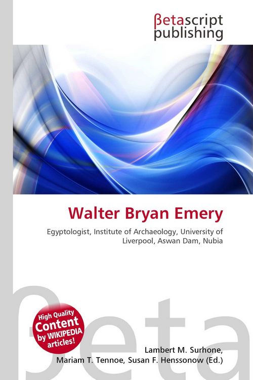 "Walter Bryan Emery" auf Englisch kaufen
