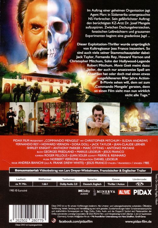 Commando Mengele - Gesucht: Tot oder lebendig (Angel of Death ...