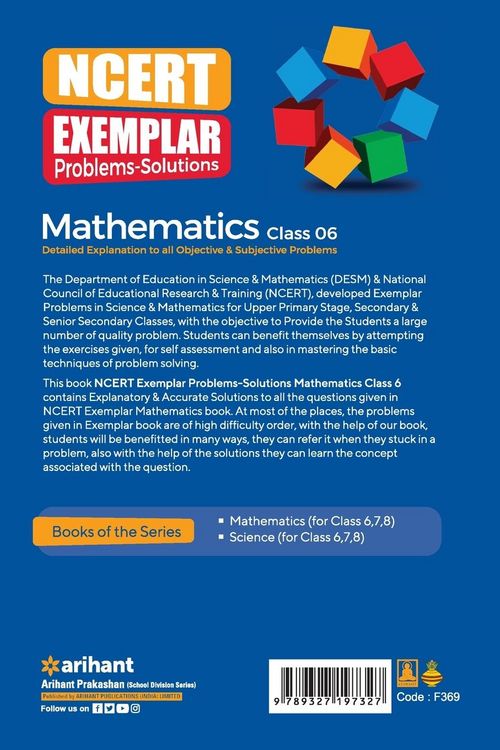NCERT Exemplar Problems-Solutions Mathematics class 6th online bestellen