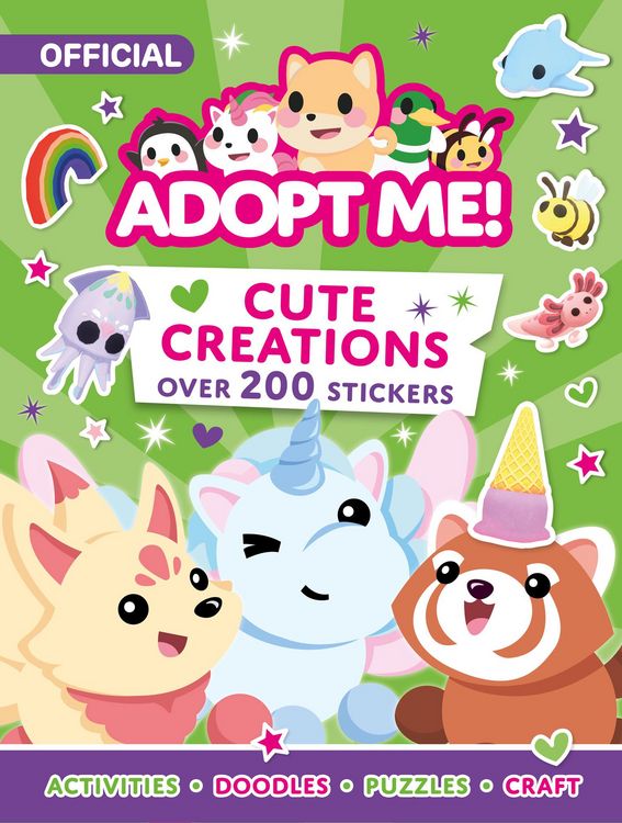 "Adopt Me! Cute Creations Sticker Book" auf Englisch kaufen