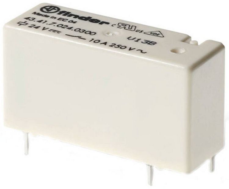 Finder 43.41.7.005.0000 Printrelais 5 V/DC 10A 1 Wechsler 1St. online ...