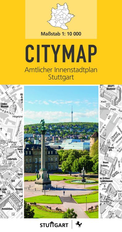"Amtlicher Innenstadt Plan Stuttgart Citymap" online kaufen