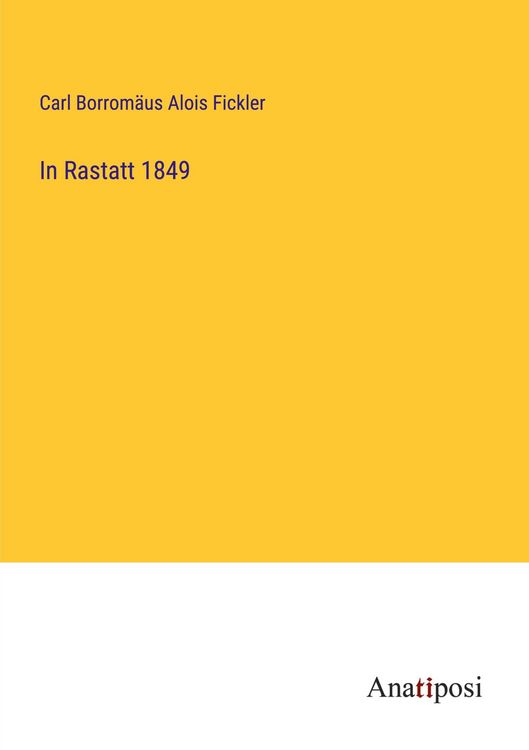 "In Rastatt 1849" online kaufen