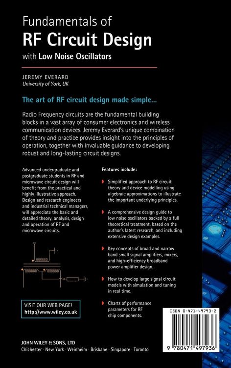 "Fundamentals of RF Circuit Design" auf Englisch kaufen