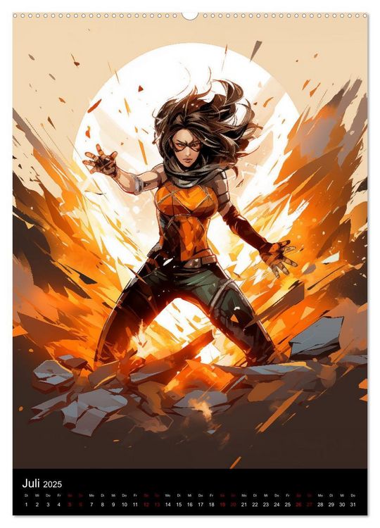 "Century Girls (hochwertiger Premium Wandkalender 2025 DIN A2 hoch ...