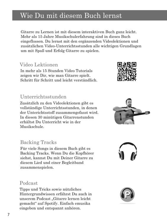 "Gitarre lernen - umfangreiches Gitarrenbuch für Anfänger und Wiedereinsteiger" online kaufen