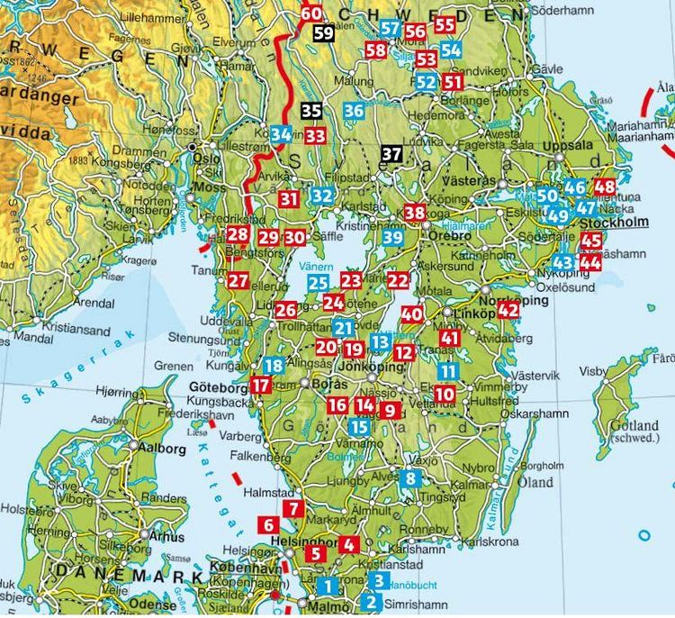 "ROTHER Wanderführer Schweden: Der Süden. 60 Touren von Skåne, Småland ...