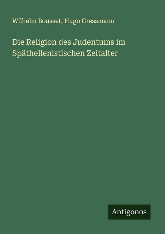 "Die Religion des Judentums im Späthellenistischen Zeitalter" online kaufen