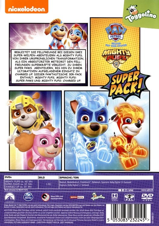 Paw Patrol - Mighty Pups 3er Pack [3 DVDs] als DVD kaufen
