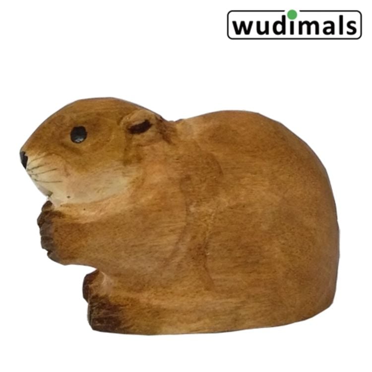 Wudimals A040814 - Biber, Beaver, handgeschnitzt aus Holz kaufen