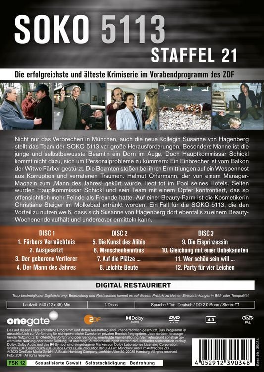 Soko 5113 - Staffel 21 [3 DVDs] als DVD kaufen