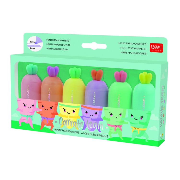 Legami Set mit 6 löschbaren Textmarkern - Magic Highlighters - Schreibwaren - 8054117621872 | Thalia