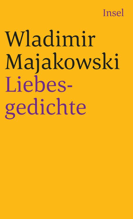 "Liebesgedichte" von Wladimir Majakowski bei bücher.de bestellen