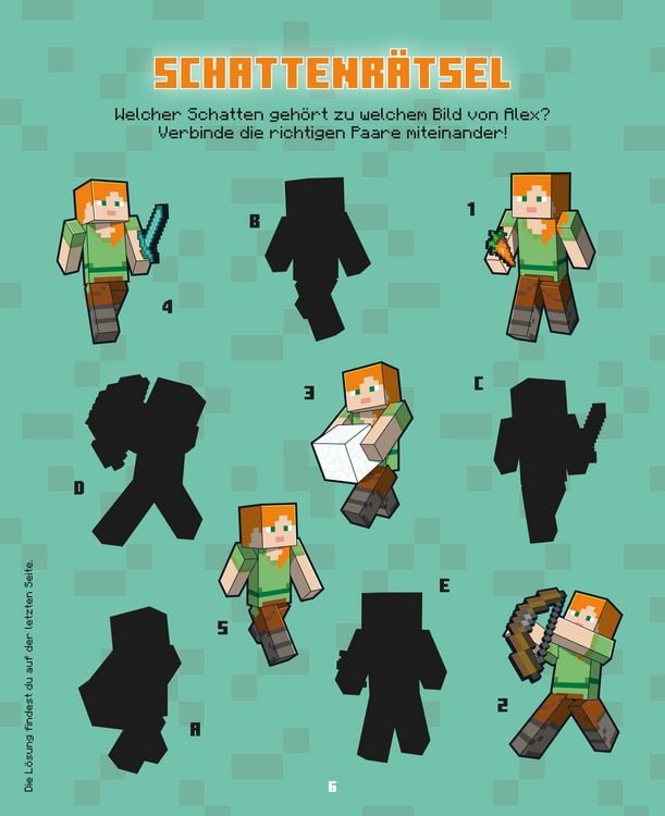 "Minecraft: 500 Sticker- Stickern - Rätseln - Ausmalen" online kaufen