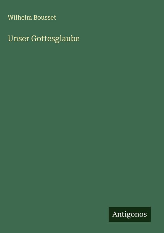 "Unser Gottesglaube" online kaufen