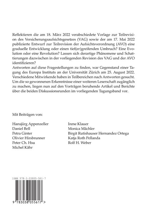 "VAG/AVO Revision - Evolution oder Revolution?" online kaufen