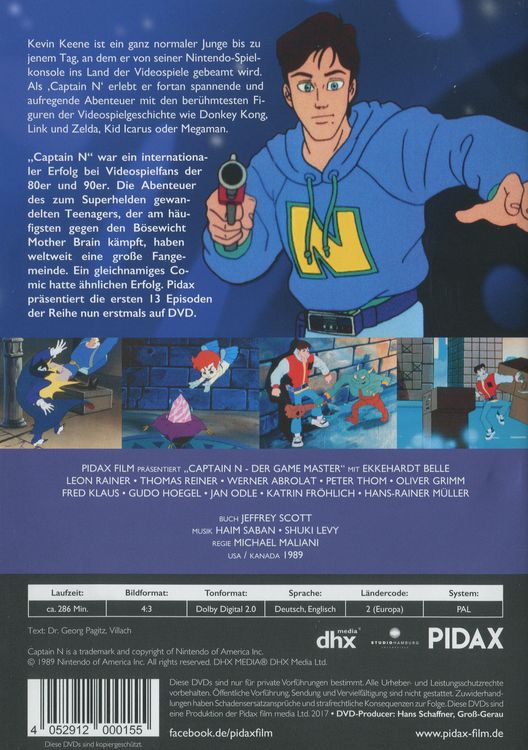 Captain N: Der Game Master, Staffel 1 / Die komplette 1. Staffel der ...